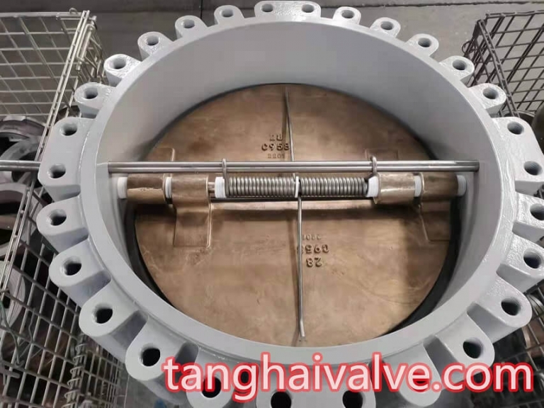 lug type dual plate check valve for marine industry-seawater - tanghaivalve